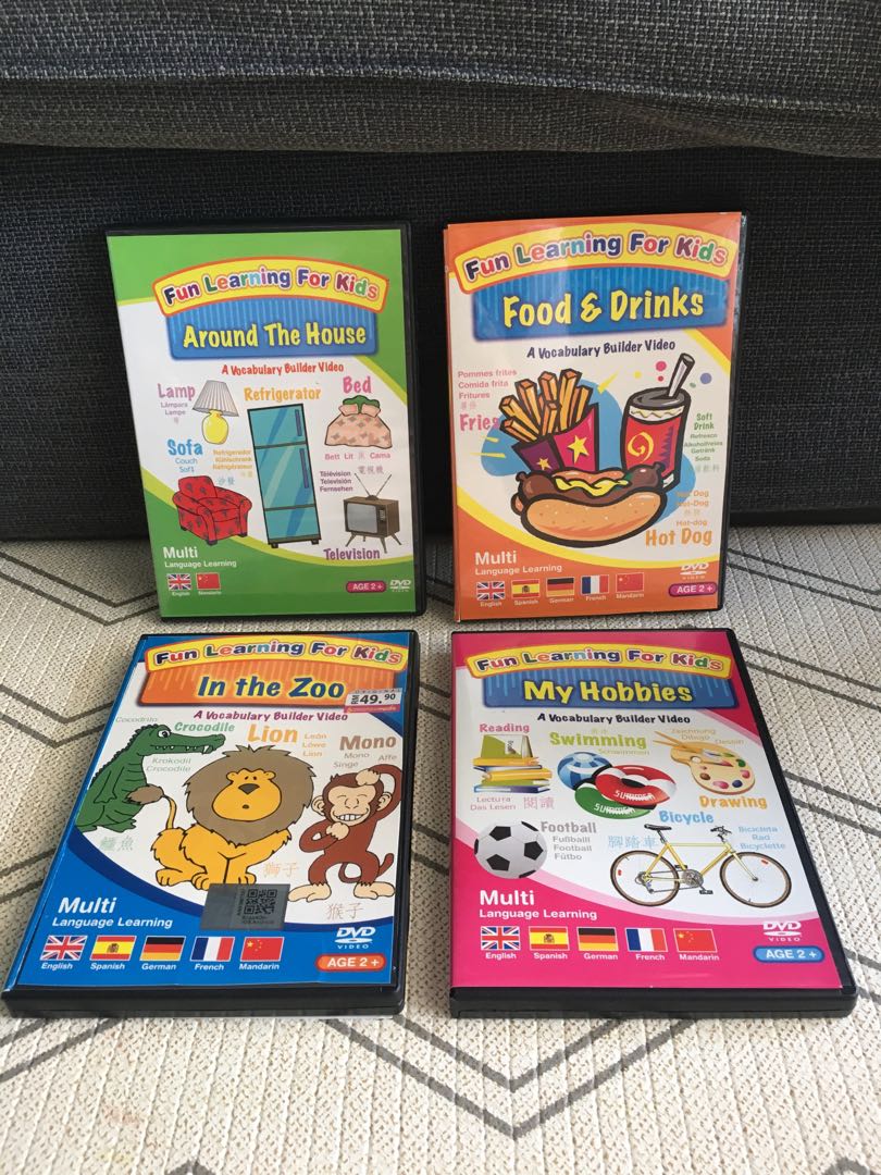 Children multi language learning DVD ( English mandarin Spanish French ...