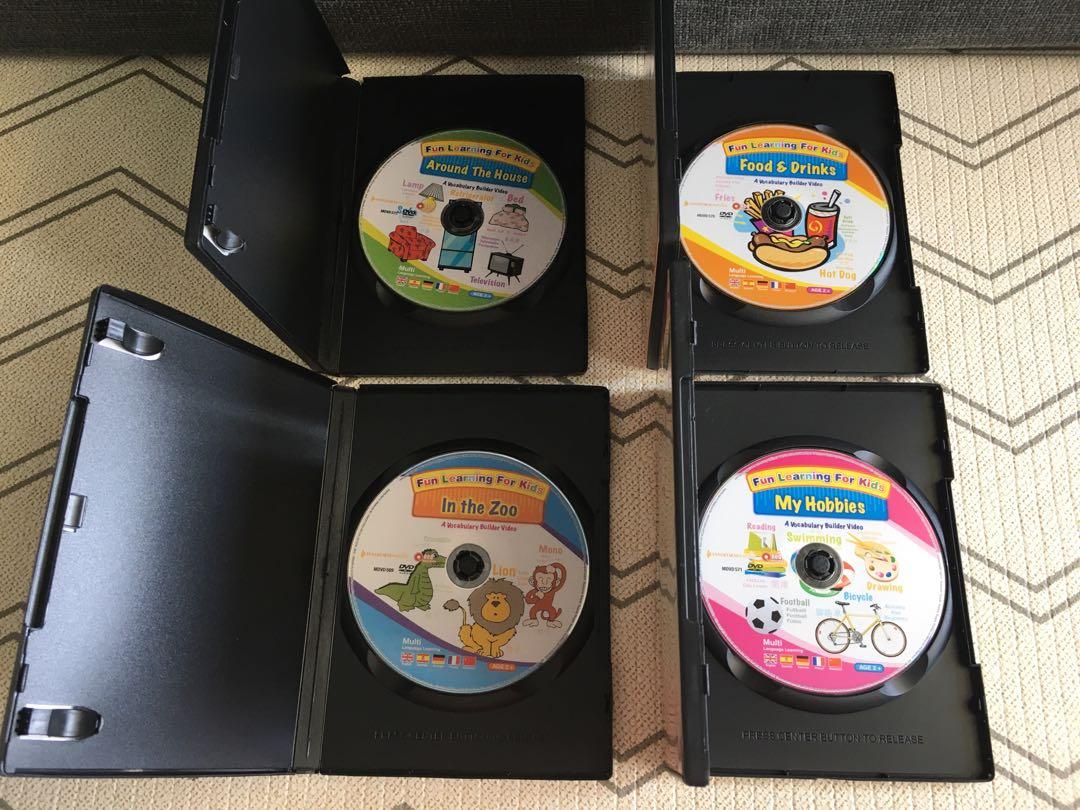 Children multi language learning DVD ( English mandarin Spanish French ...