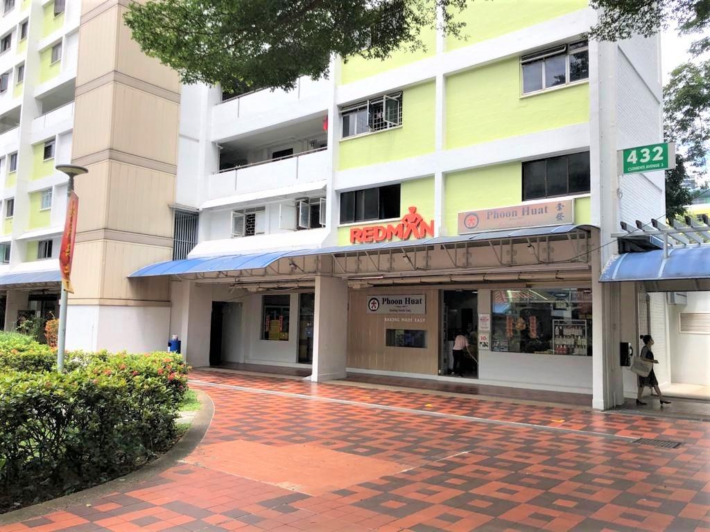 Clementi Ave 3 Blk 431 Hdb Shophouse With Residential Above, Property ...