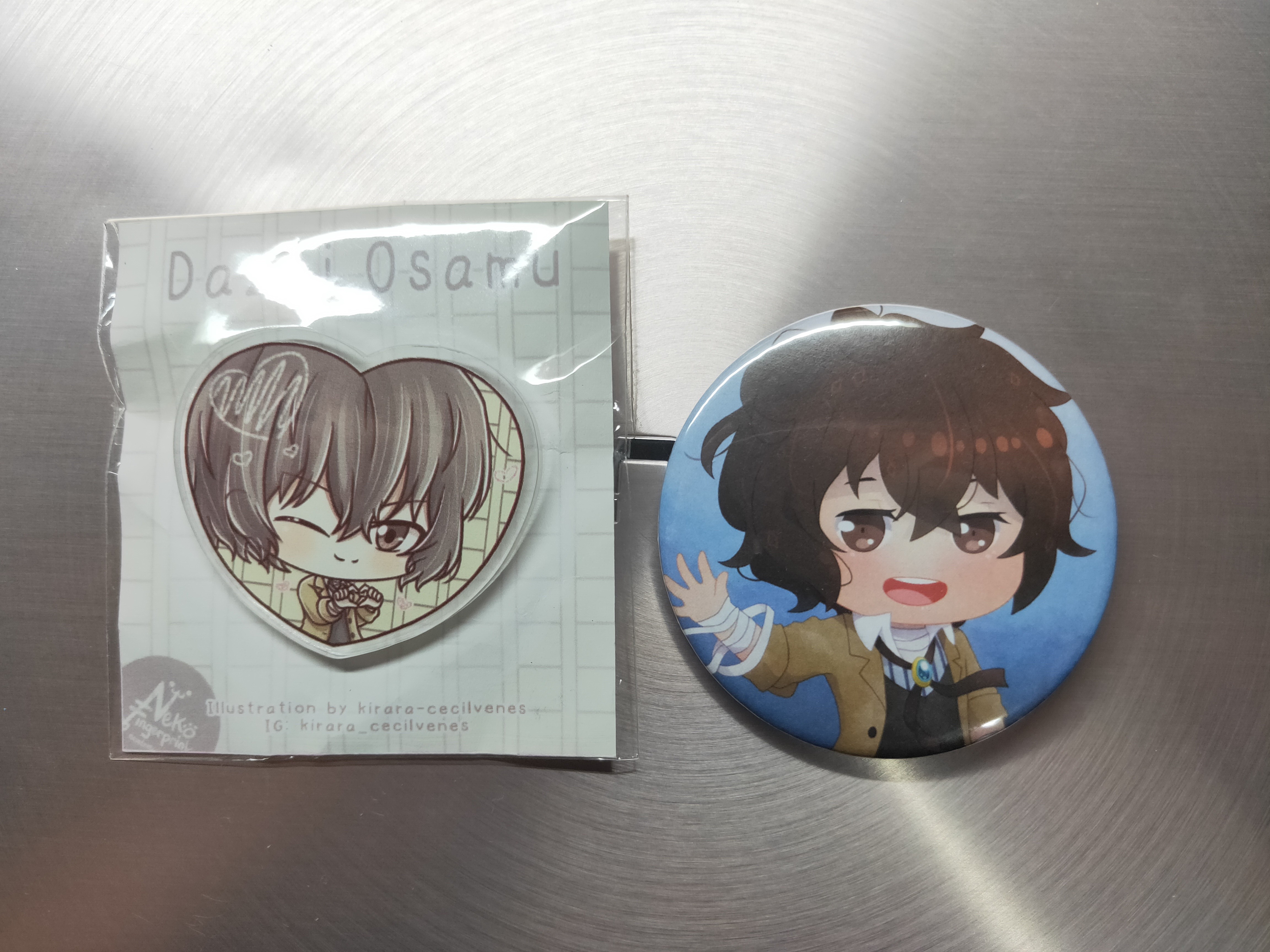 Dazai Osamu Badges (BSD), Hobbies & Toys, Memorabilia & Collectibles ...
