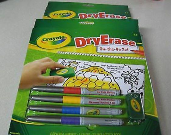 Dry erase colouring book + free 10 pieces crayola markers, Babies ...