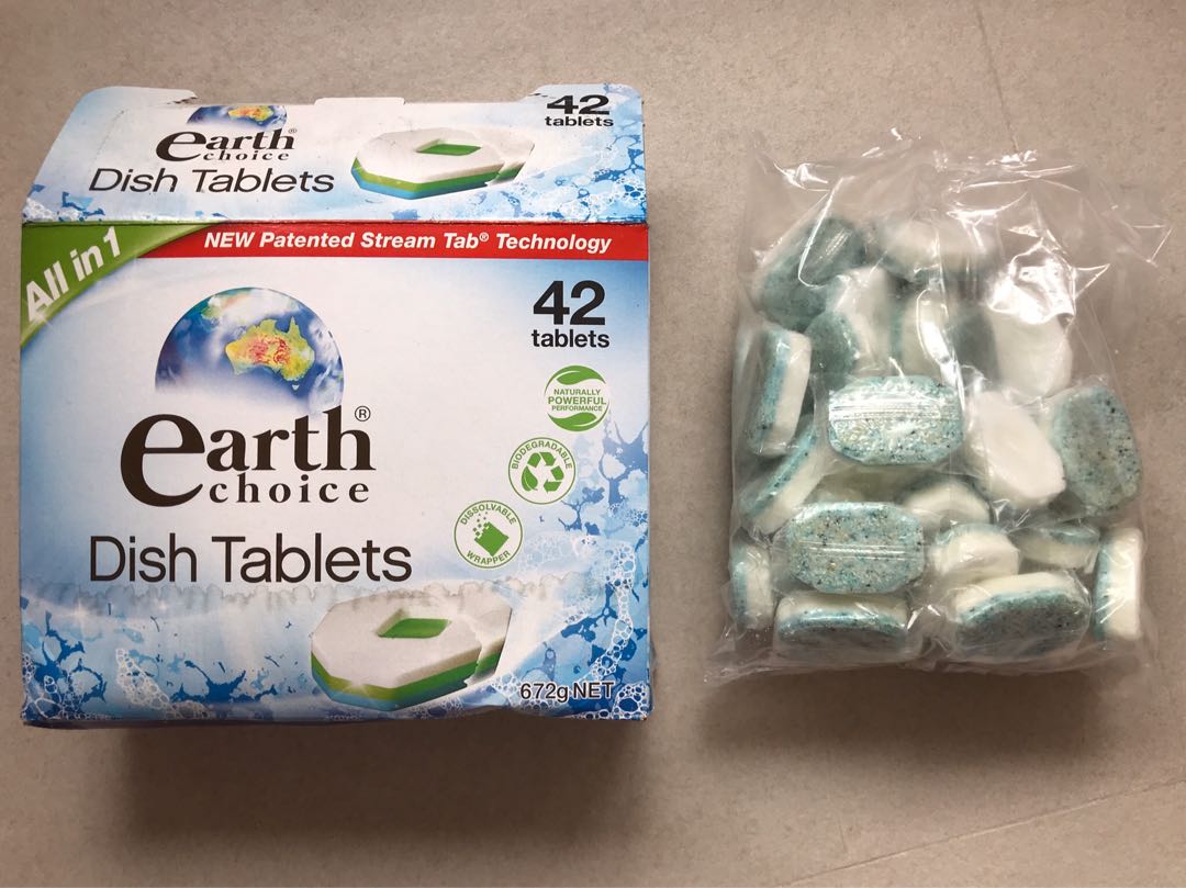 Earth Choice (Dish Tablets), Furniture & Home Living, Cleaning ...