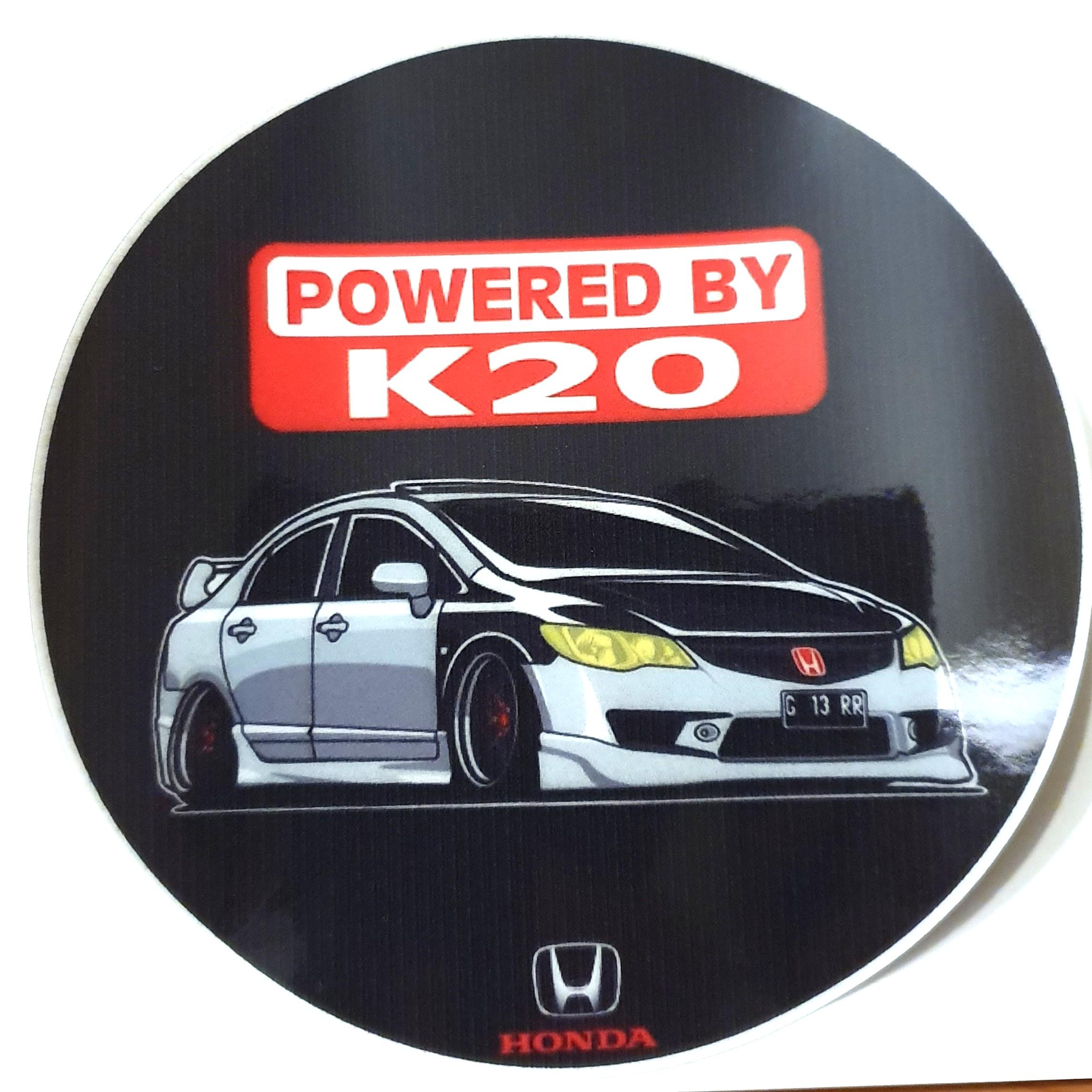 Honda Civic Fd2r Car Decal, Car Accessories, Accessories on Carousell