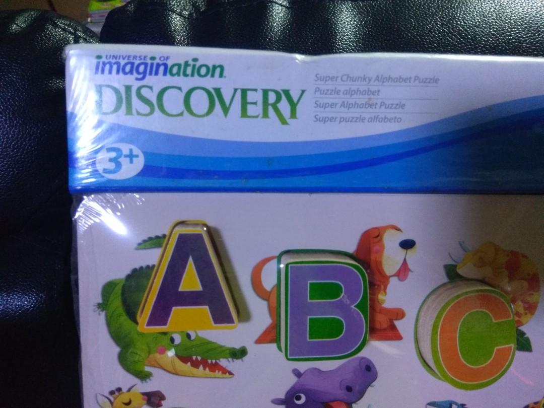 Imagination Discovery Super Chunky Alphabet Puzzle, Hobbies & Toys ...