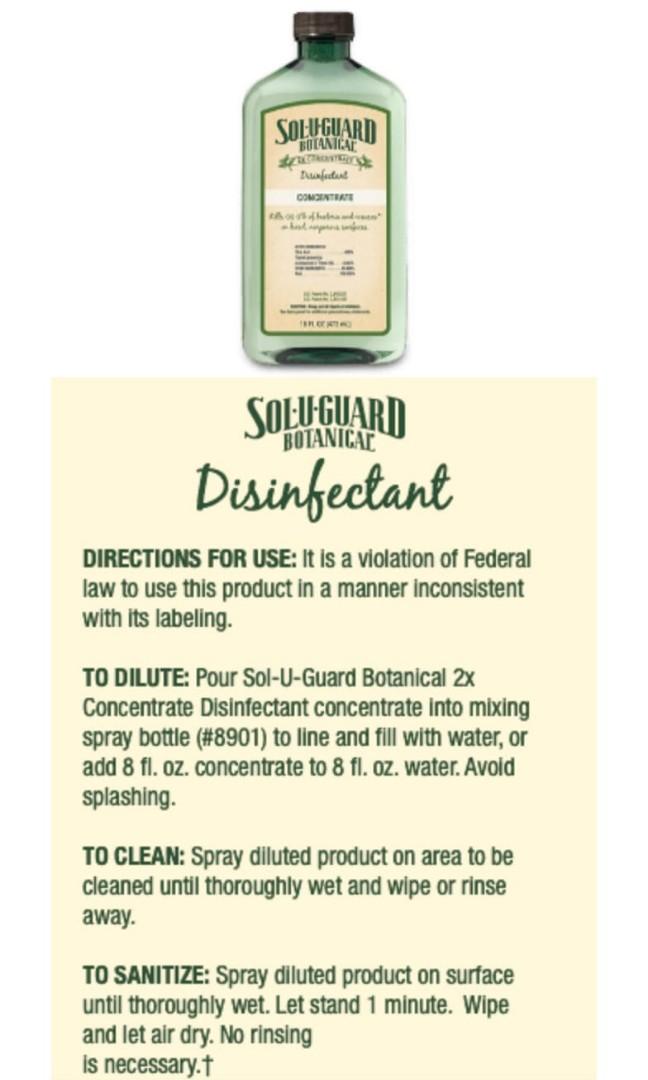 (Melaleuca) Sol-U-Guard Botanical Disinfectant, Everything Else on ...