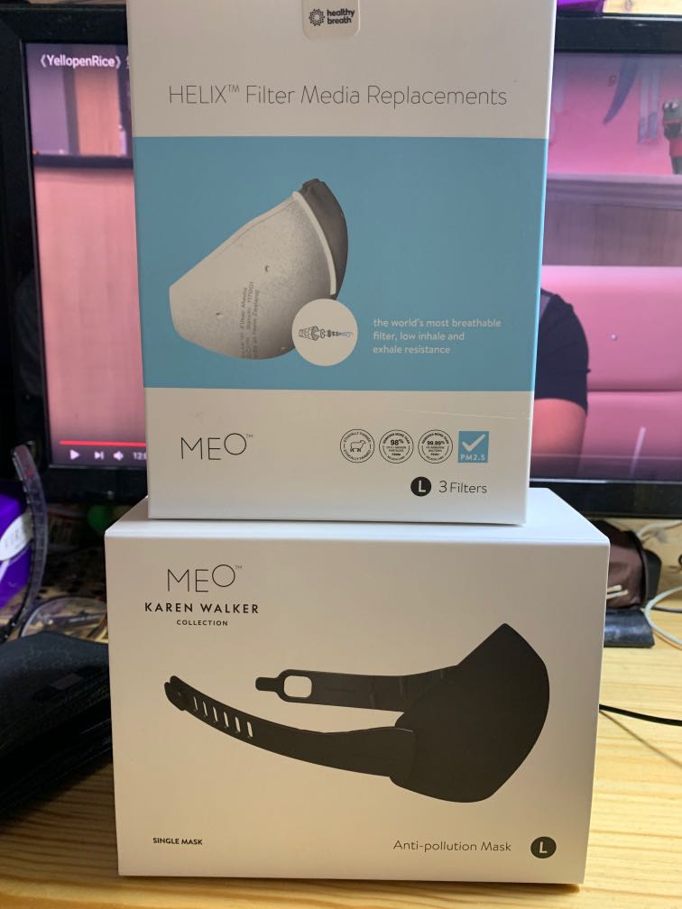 MEO Mask (black colour), 美容＆化妝品, 健康及美容 - 皮膚護理, 面部 - 面部護理 - Carousell