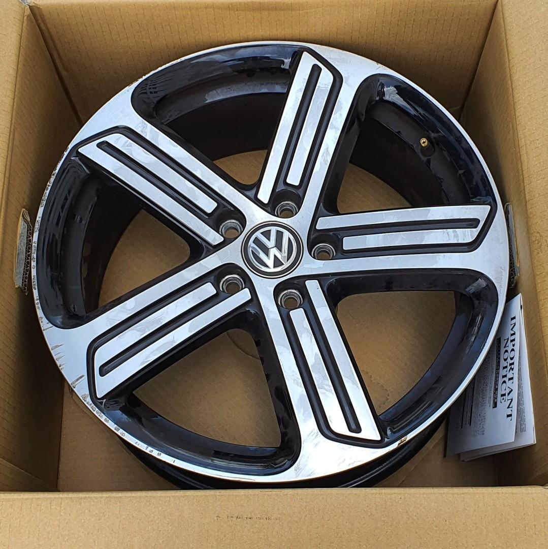 Original Volkswagen Mk7 Golf R rims, Car Accessories, Tyres & Rims on ...