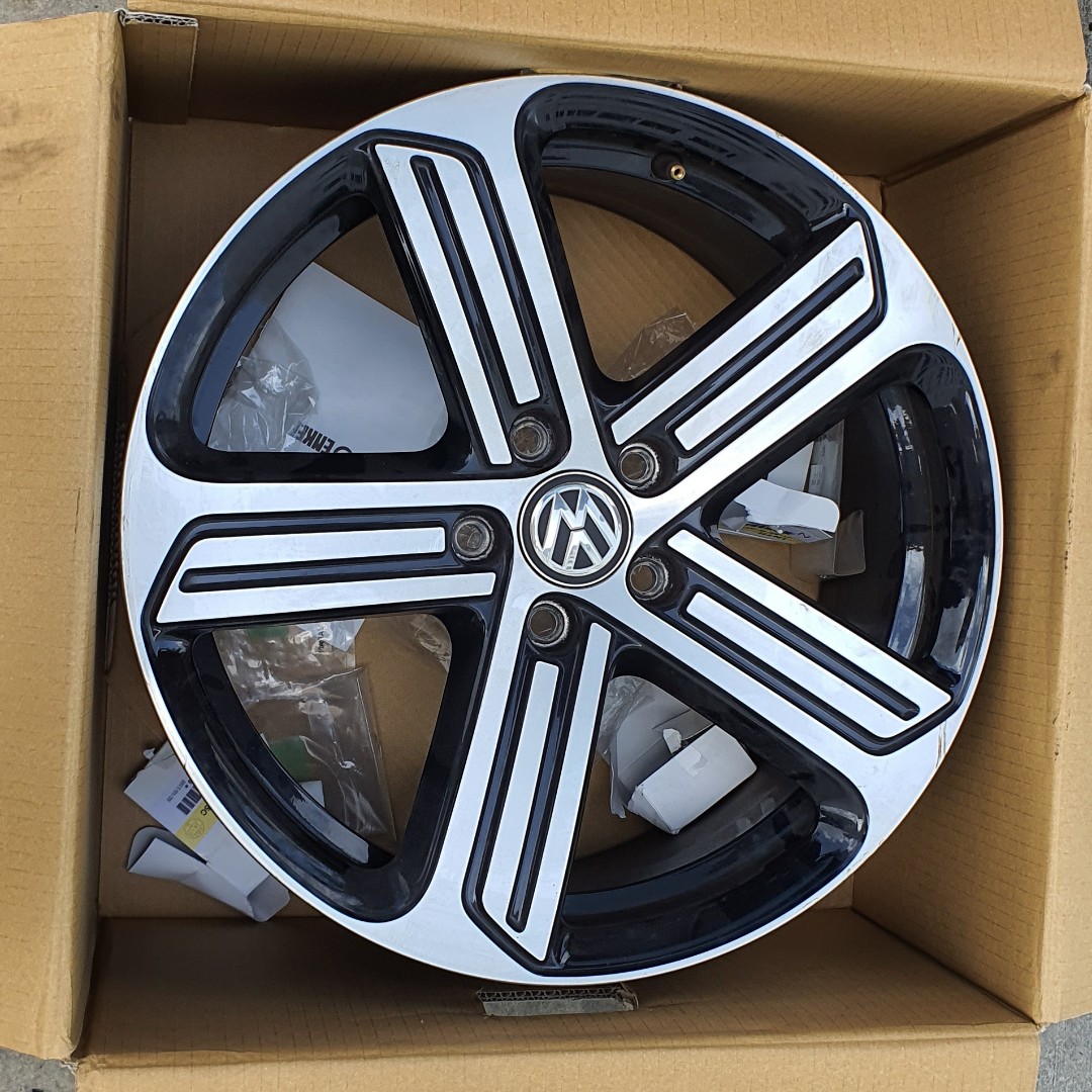 Original Volkswagen Mk7 Golf R rims, Car Accessories, Tyres & Rims on ...