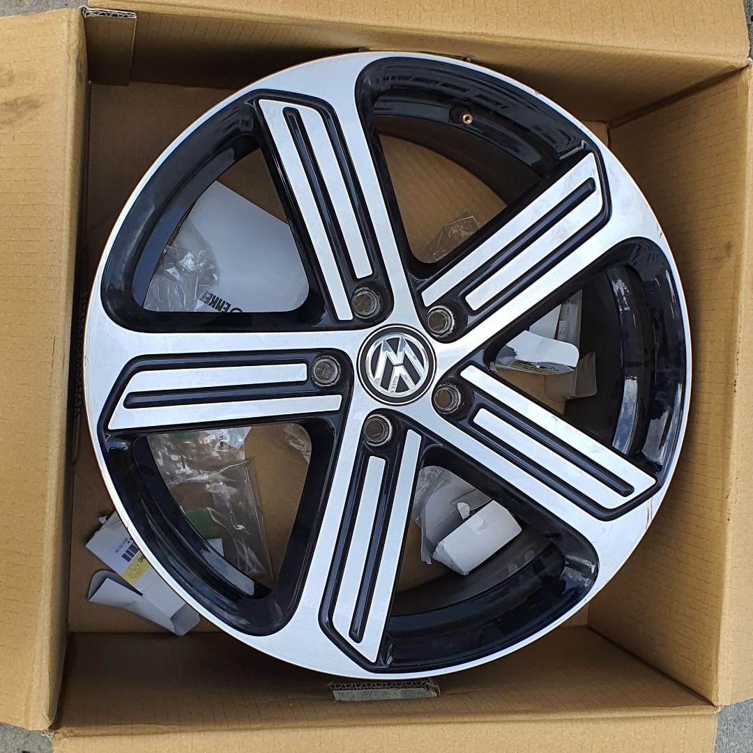 Original Volkswagen Mk7 Golf R rims, Car Accessories, Tyres & Rims on ...