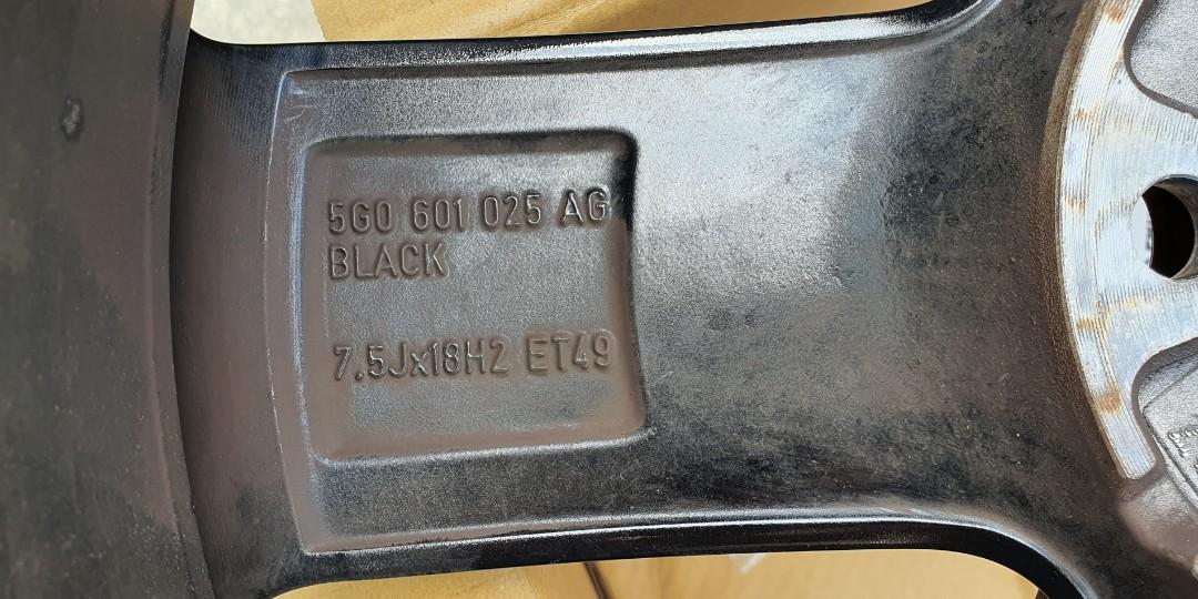 Original Volkswagen Mk7 Golf R rims, Car Accessories, Tyres & Rims on ...