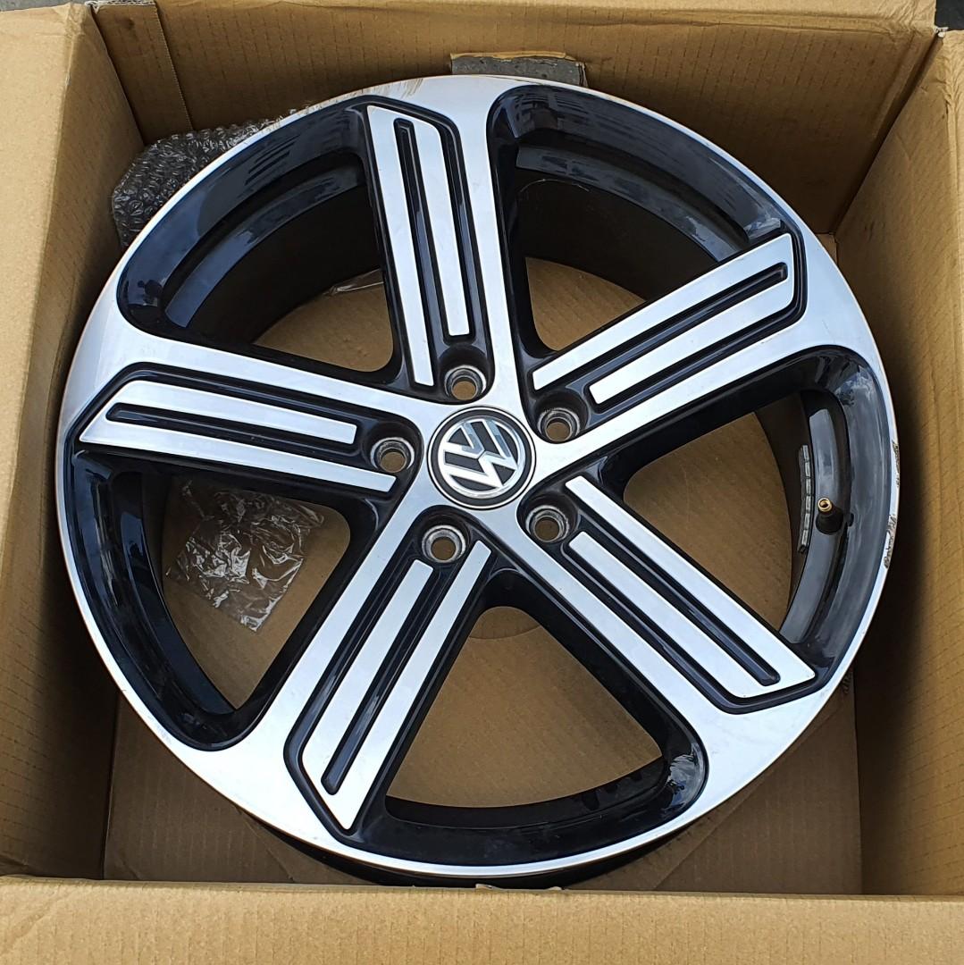 Original Volkswagen Mk7 Golf R rims, Car Accessories, Tyres & Rims on ...
