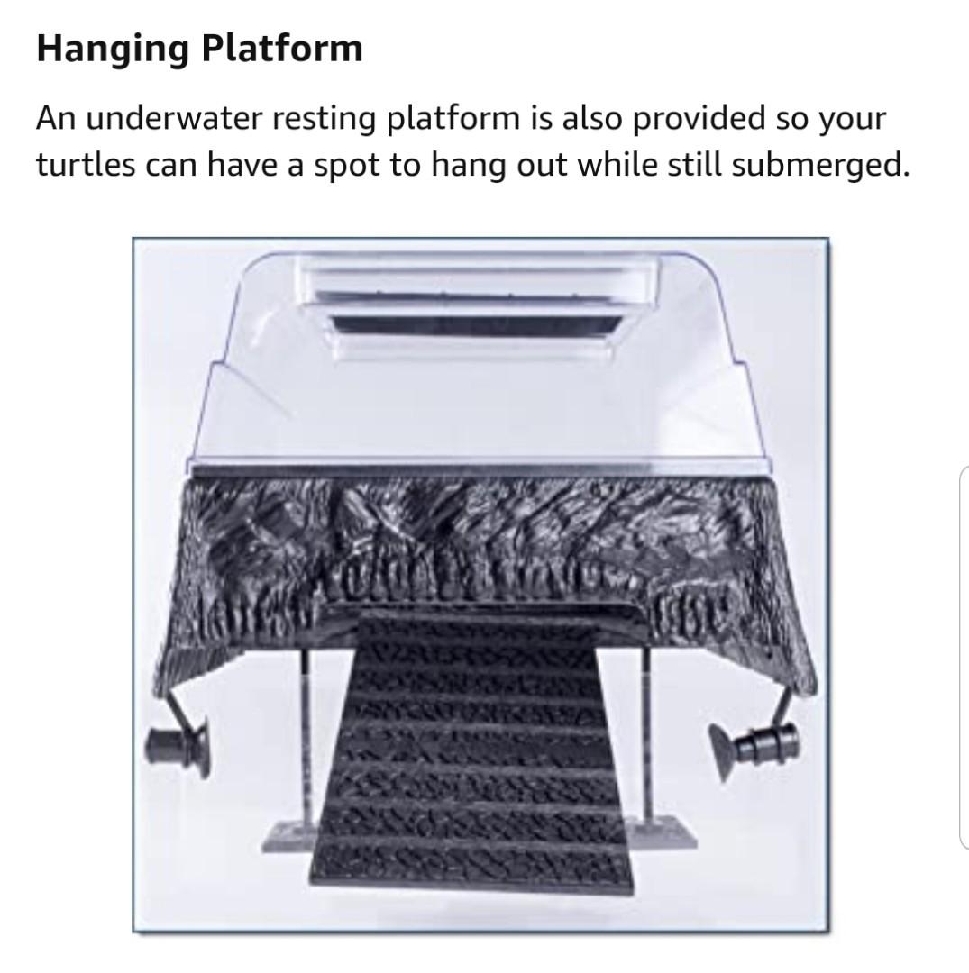 Penn Plax Turtle Tank Topper – Above-Tank Basking Platform for Turtle ...
