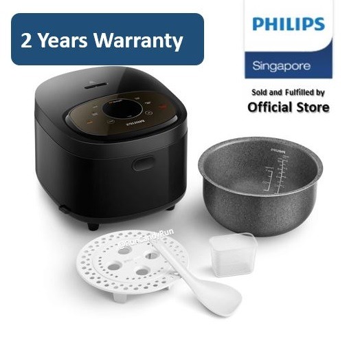 Philips Viva Collection IH Rice Cooker of Bakuhanseki coating iron pot ...