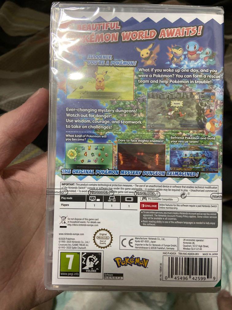 Pokemon rescue team DX, Video Gaming, Video Games, Nintendo on Carousell
