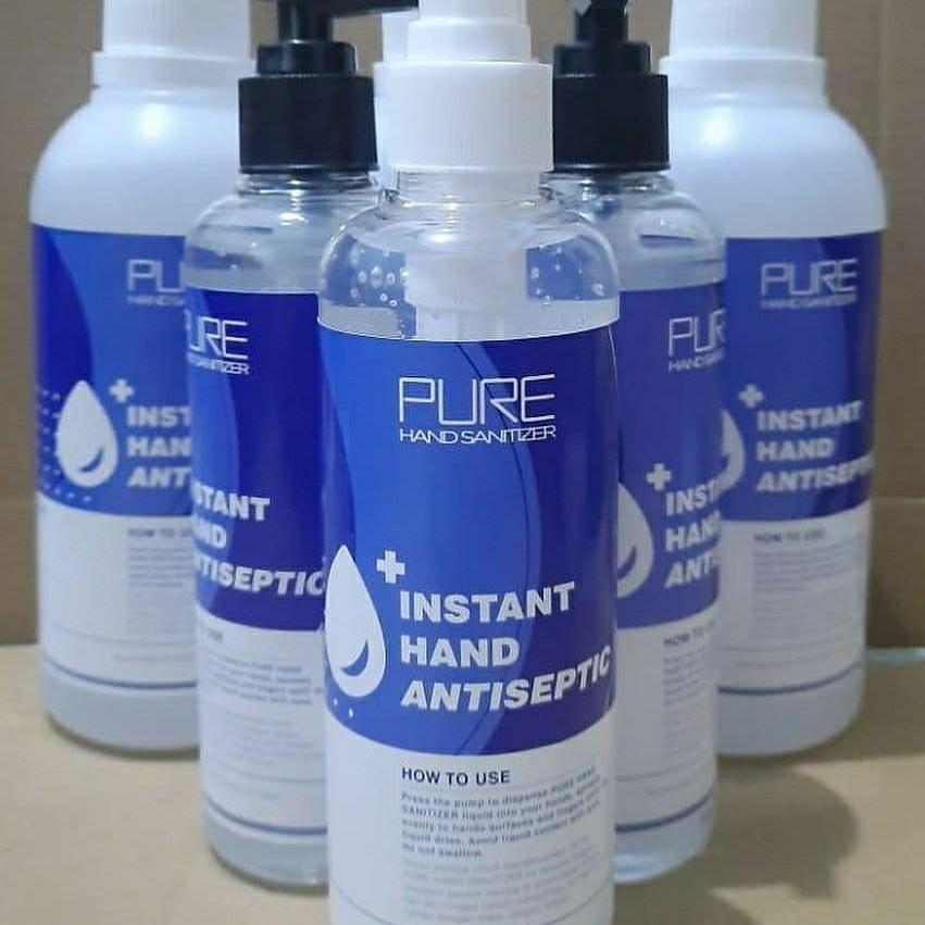 Pure Hand Sanitizer 1000 ml / 1 liter // Antiseptic, Kesehatan & Kecantikan, Kulit, Sabun ...