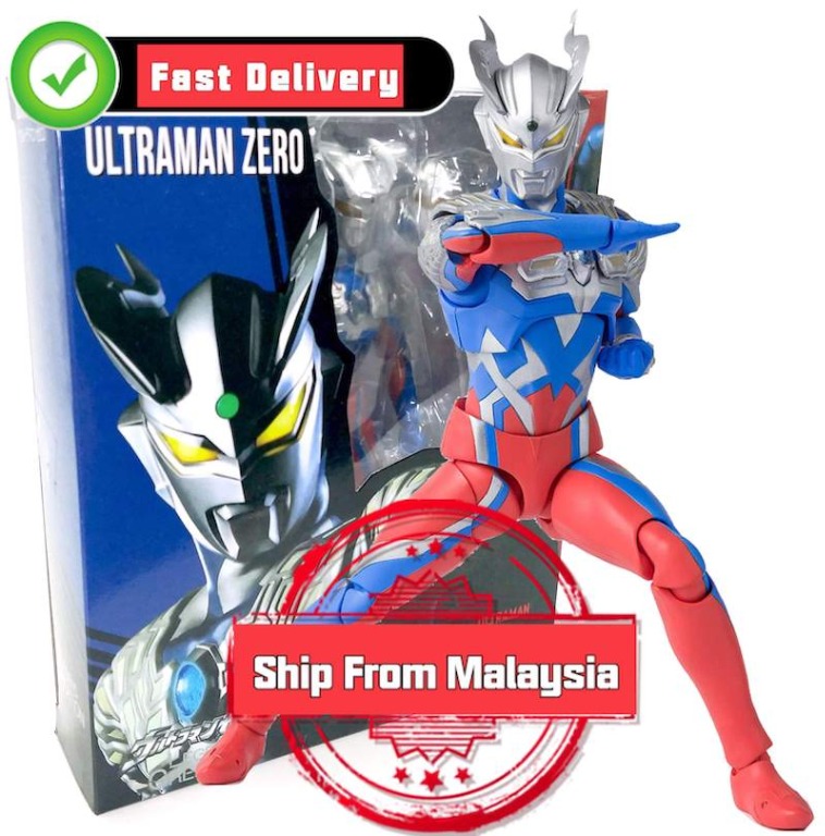 SHF ULTRAMAN ZERO Action Figure 16cm PVC Collectible Model Toy, Hobbies ...