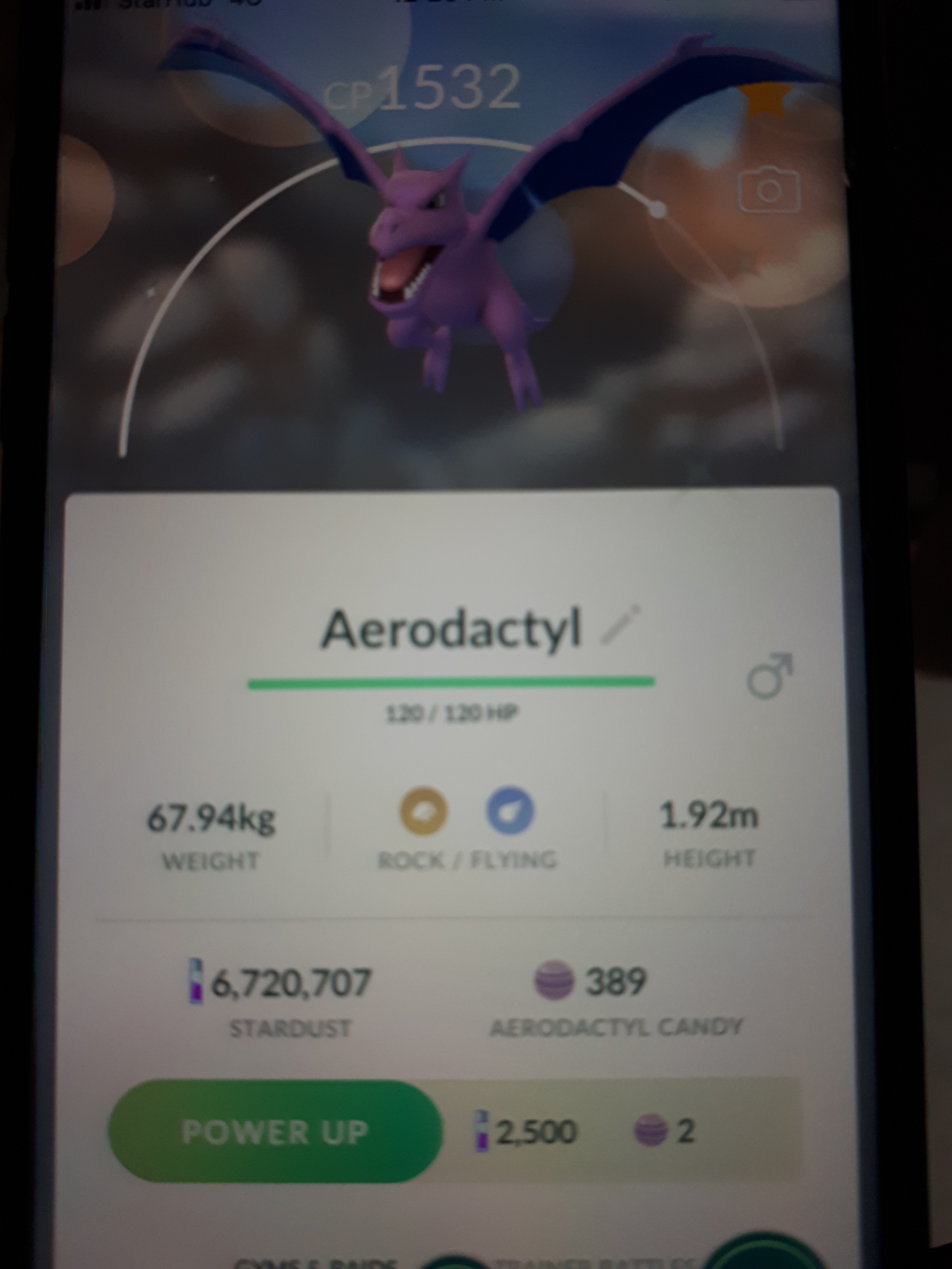 Shiny Aerodactyl, Video Gaming, Gaming Accessories, Game Gift Cards ...