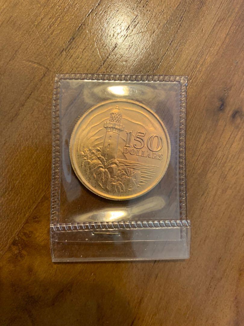 Singapore 1969 150th Anniversary Gold Coin $150 Gold Weight 22.79g ...