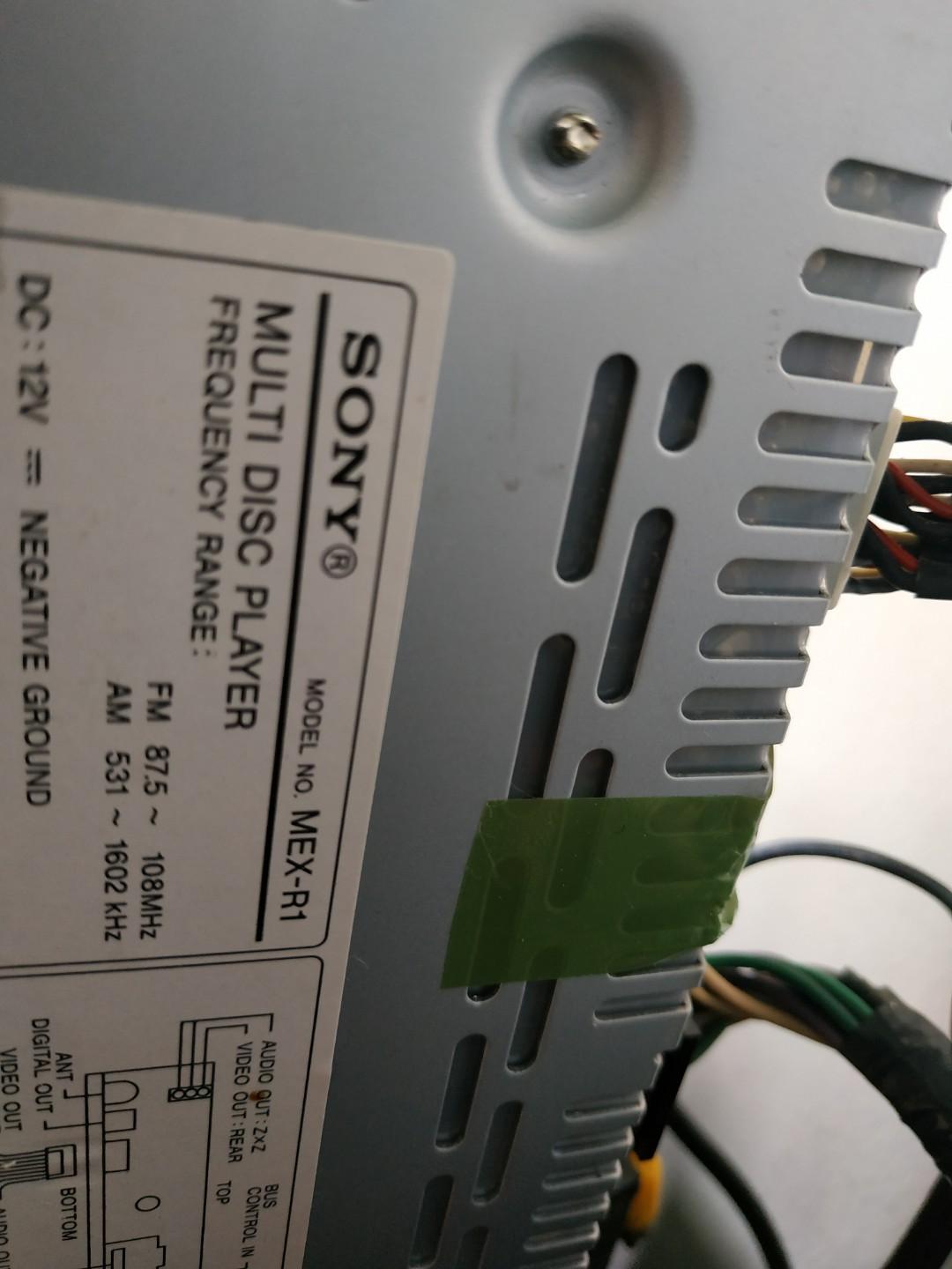 Sony player MEX-R1, Car Accessories, Electronics & Lights on Carousell