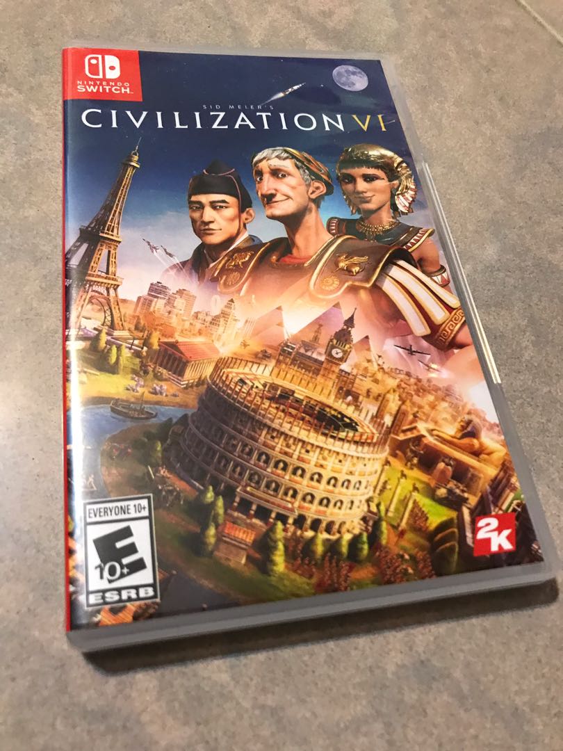 Switch Game Civilization VI, 遊戲機, 遊戲機遊戲, Nintendo 任天堂 - Carousell