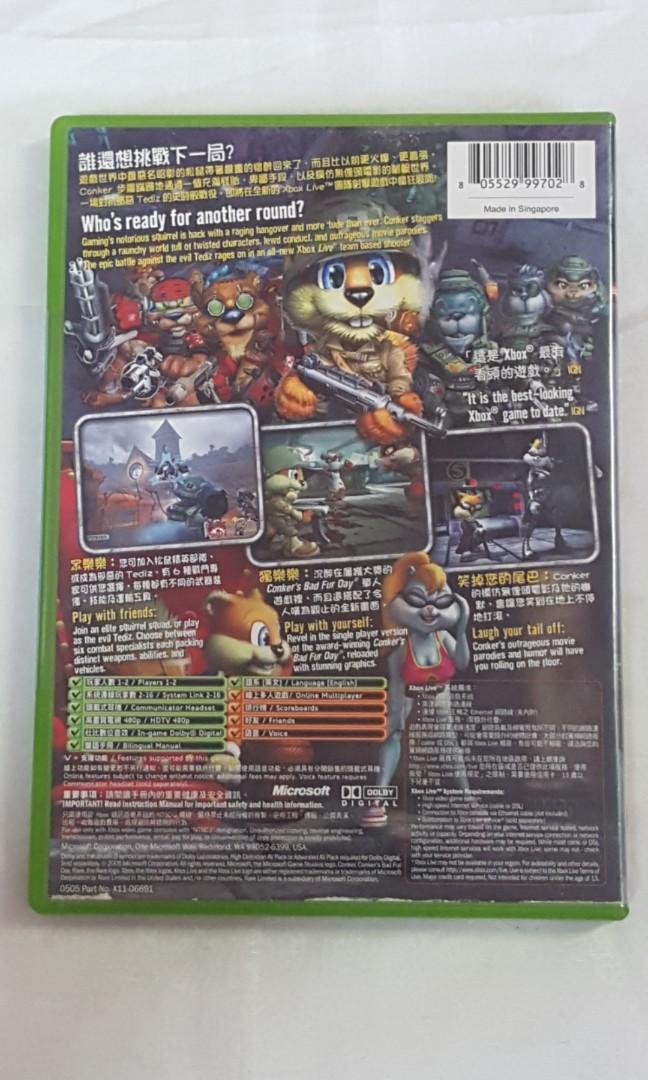 XBOX Conker Live & Reloaded, Video Gaming, Video Games, Xbox on Carousell