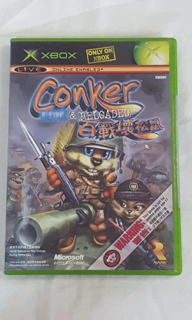XBOX Conker Live & Reloaded, Video Gaming, Video Games, Xbox on Carousell