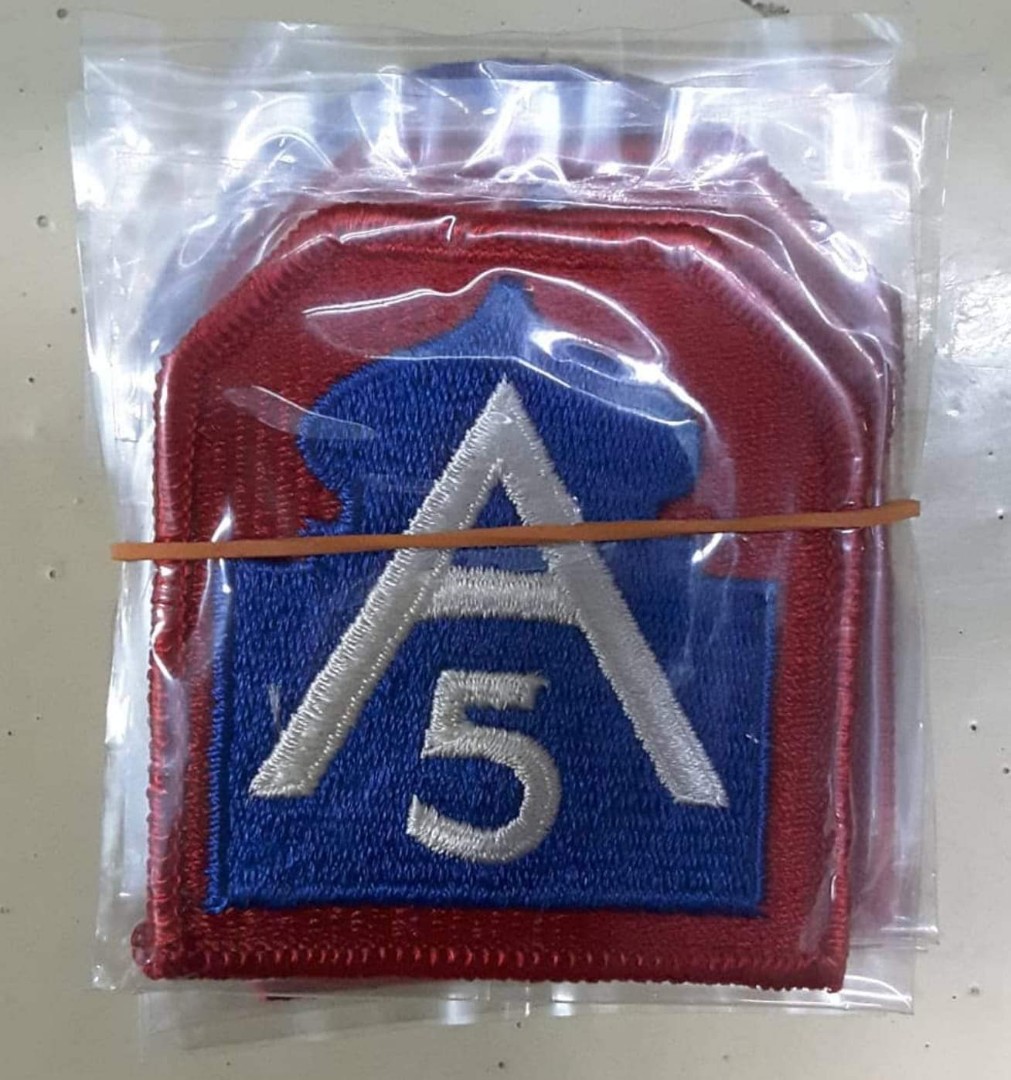 5th army patch ww2 korean war vietnam war us army, Hobbies & Toys, Stationery & Craft, Handmade ...