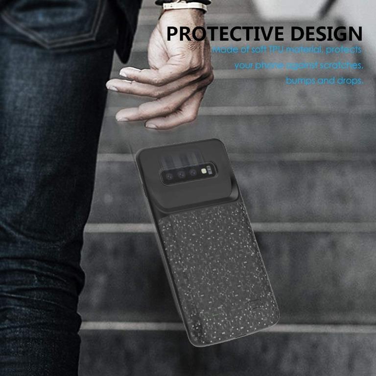 BasicStock Samsung Galaxy S10+ Battery Case, 5000Ah Extended Battery ...