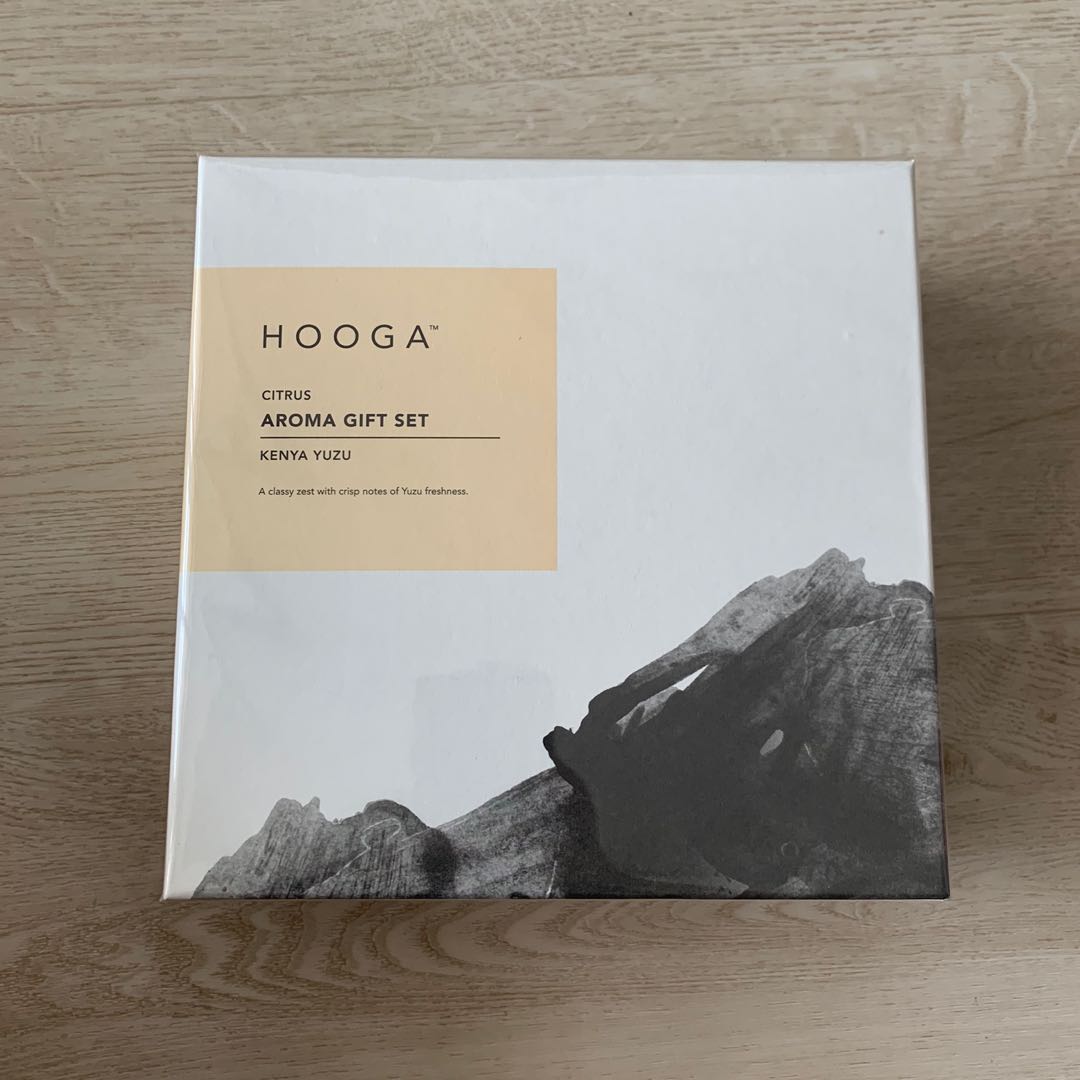 *BNIB* Hooga Citrus Aroma Gift Set Kenya Yuzu, Furniture & Home Living ...