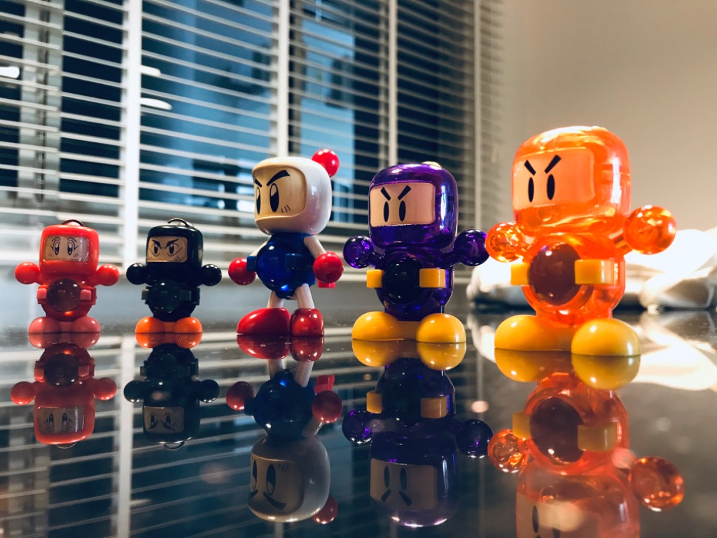 Bomberman collectible vintage figurine toy with marble, Hobbies & Toys ...