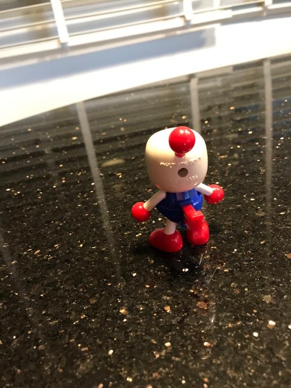 Bomberman collectible vintage figurine toy with marble, Hobbies & Toys ...