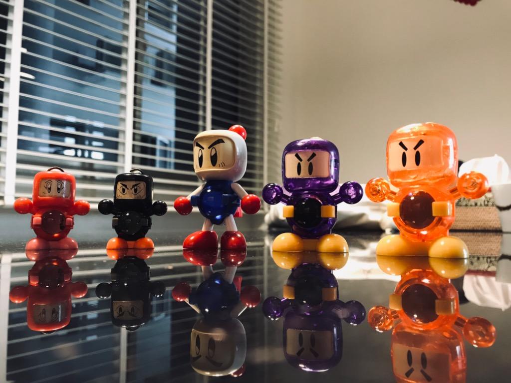 Bomberman collectible vintage figurine toy with marble, Hobbies & Toys ...