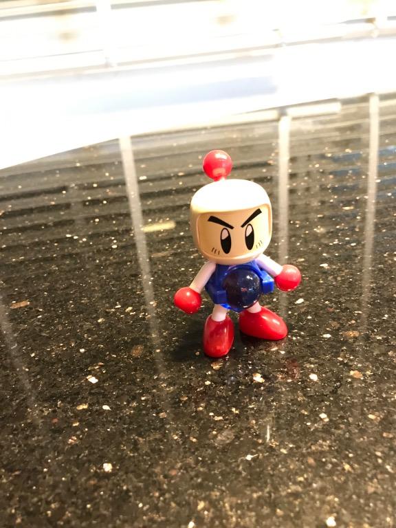 Bomberman collectible vintage figurine toy with marble, Hobbies & Toys ...