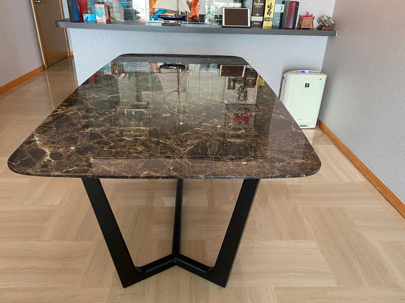 RESERVED - Dining Table - transport fee included, Furniture & Home ...