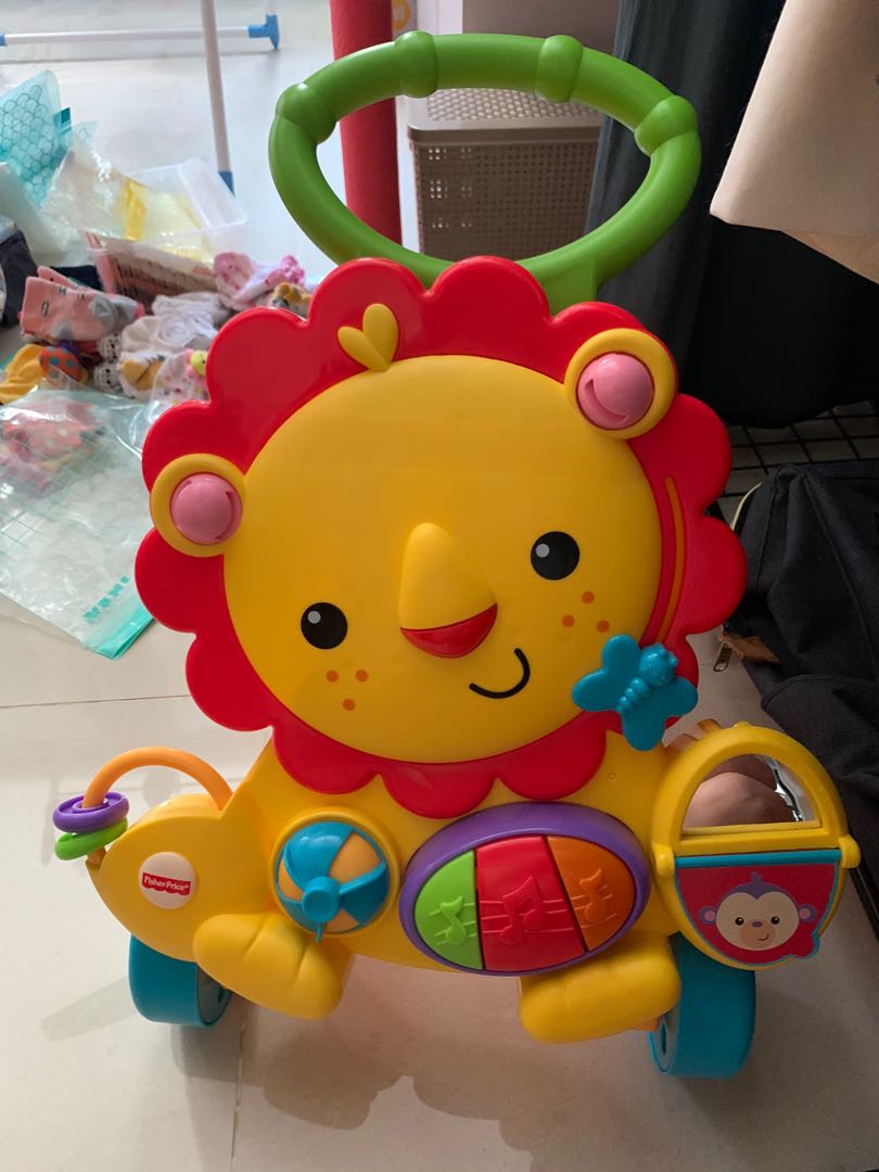Fisher-Price Musical Lion Walker, Babies & Kids, Infant Playtime on ...