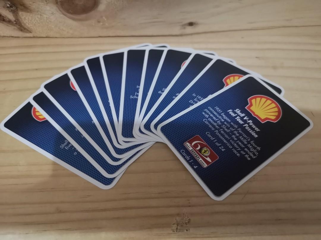 Full set FERRARI Collector's Cards by Shell V Power 24 cards, Hobbies ...