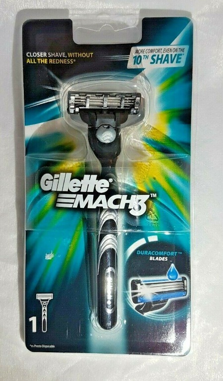 GILLETTE Mach 3 Shaver, Beauty & Personal Care, Men's Grooming on Carousell