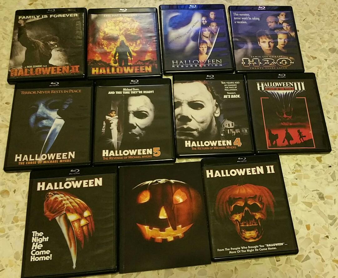 Halloween 15 blu ray discs 'The Complete Collection' Boxset, Hobbies ...
