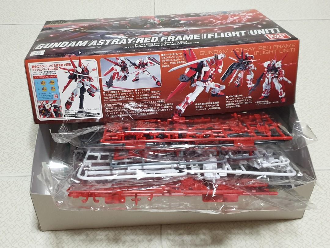 HG 1/144 Gundam Astray Red Frame [Flight Unit] (backpack and Bucue head ...