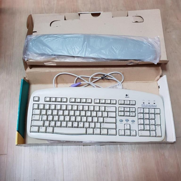 Logitech Deluxe Access 104 Keyboard Ps 2 Computers Accessories Computers And Tech Parts