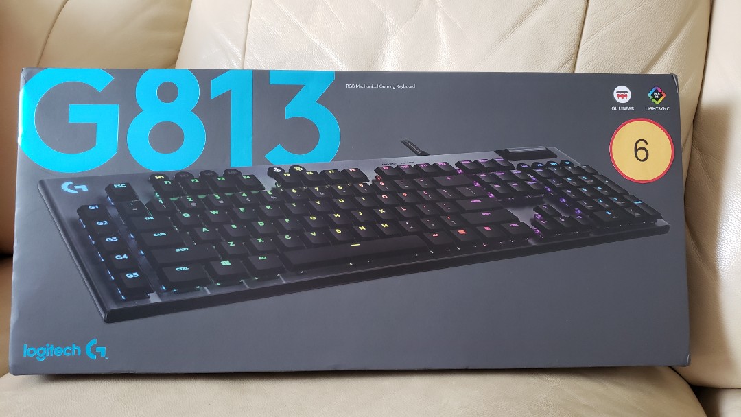 Logitech G813 Lightsync RGB 機械式鍵盤 (線性軸), 其他, 其他 - Carousell