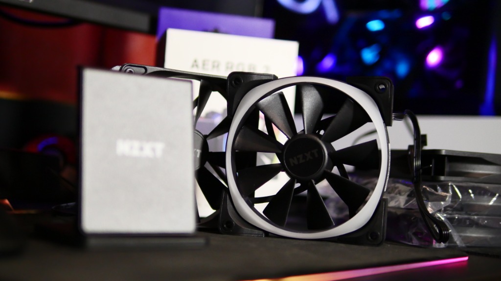 NZXT Aer 2 RGB 120mm Fan / Hue Controller, Computers & Tech, Parts ...