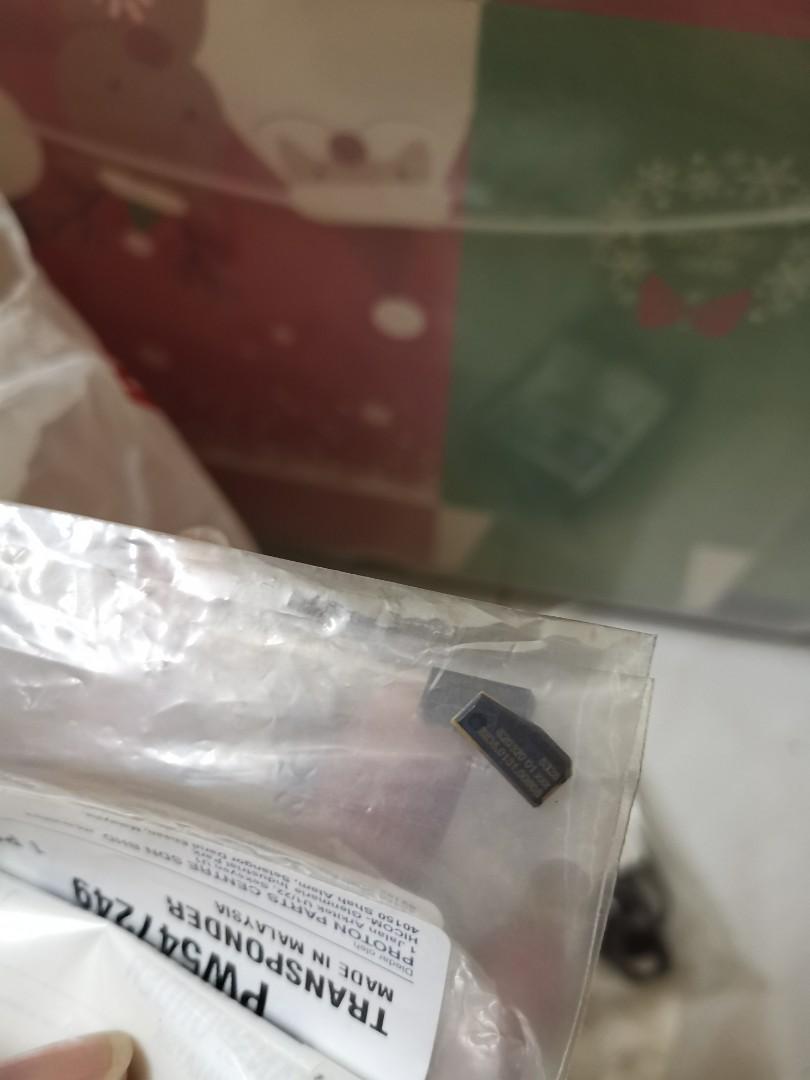 ORIGINAL PROTON TRANSPONEDER ALARM KEY WAJA GEN2 BLM PERSONA EXORA FLX ...
