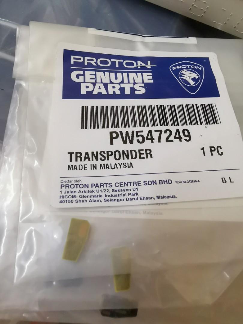 ORIGINAL PROTON TRANSPONEDER ALARM KEY WAJA GEN2 BLM PERSONA EXORA FLX ...