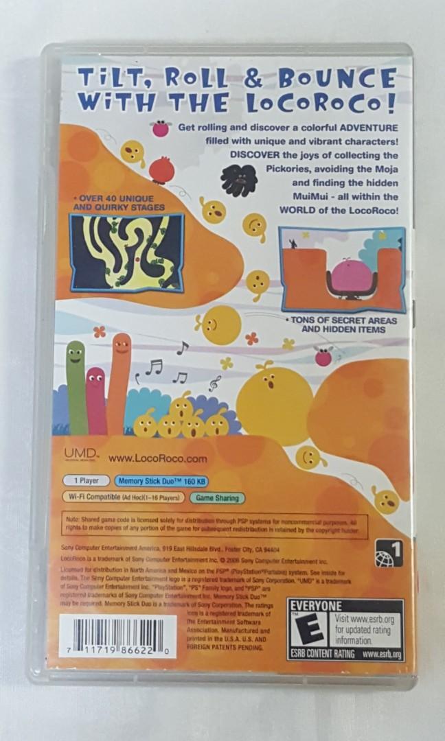 PlayStation PSP Loco Roco, Video Gaming, Video Game Consoles ...