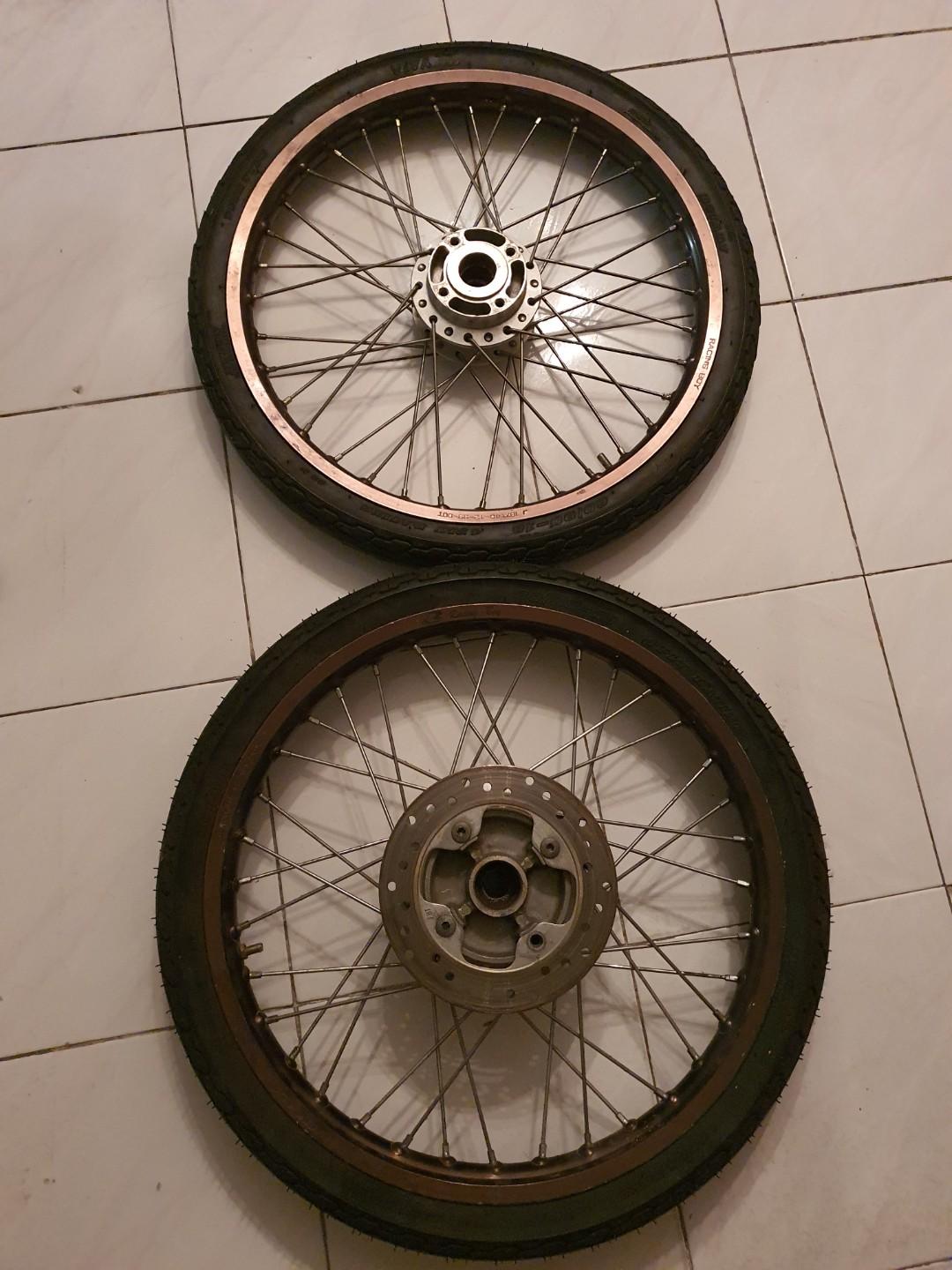Rim aloi 18 yamaha 125z, Motorbikes on Carousell