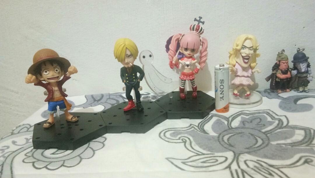 SET! Chibi Luffy,Perona,Sanji,tibany w/ free fisher tiger and arlong ...