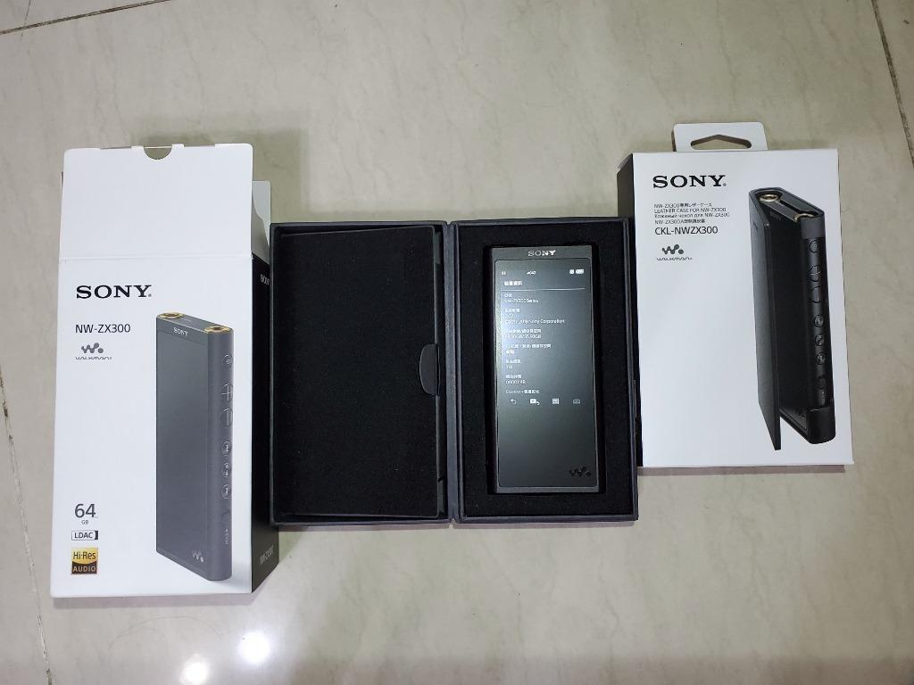 Sony ZX300 黑色 64GB Walkman 數位隨身聽 連Sony全新原廠皮套, 音響器材, 可攜式音響設備 - Carousell