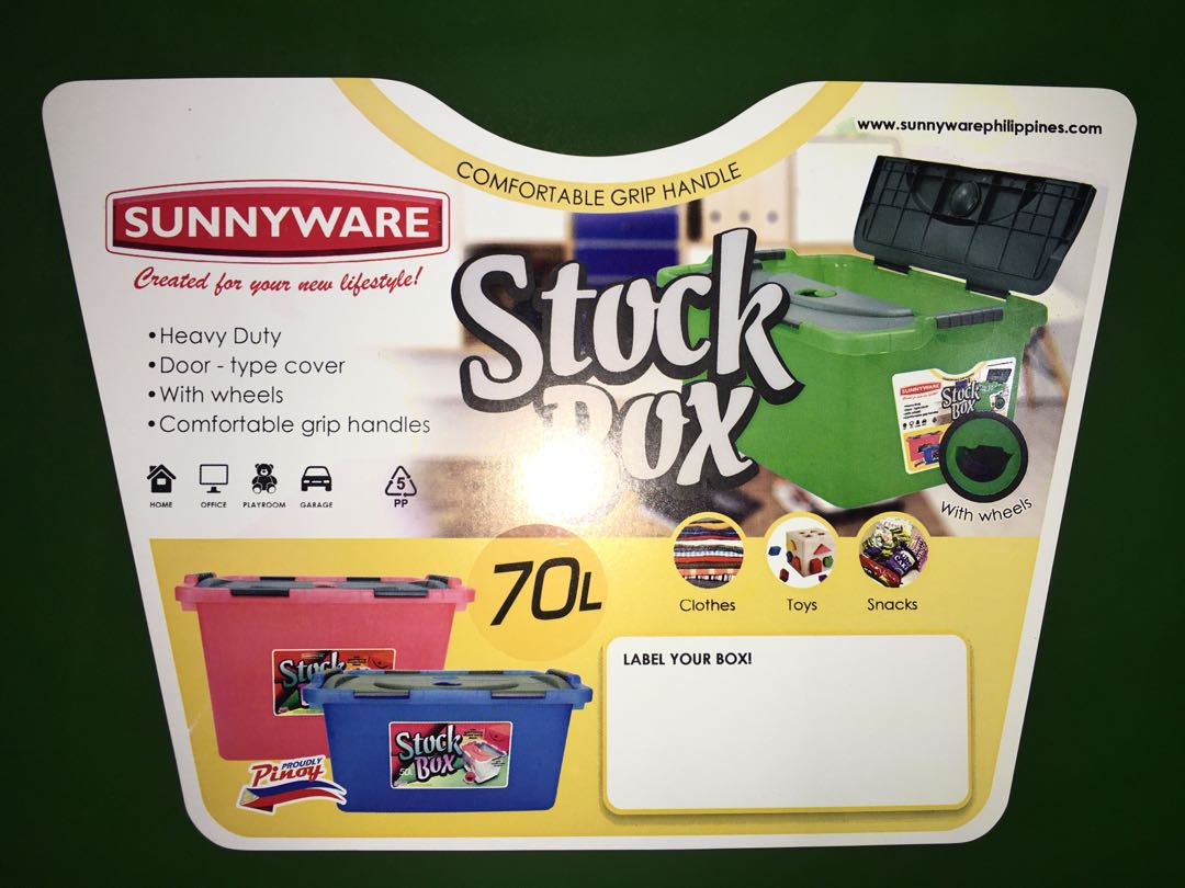 Sunnyware Stock box w/wheels, Babies & Kids, Baby Nursery & Kids ...