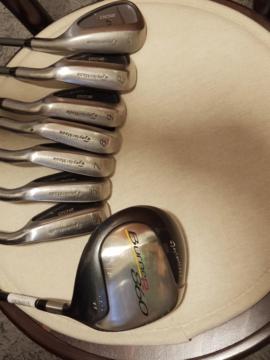Taylormade Irons (200 series) + Driver, Sports Equipment, Sports ...